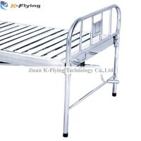 China Stainless Steel 201 304 One Function Single Shake Manual Nursing Bed for sale