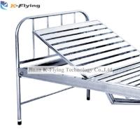 China Stainless Steel 201 304 One Function Single Shake Manual Nursing Bed for sale