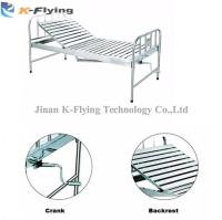 China Stainless Steel 201 304 One Function Single Shake Manual Nursing Bed for sale