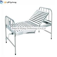 China Stainless Steel 201 304 One Function Single Shake Manual Nursing Bed for sale