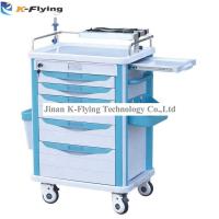China Hospital Furniture ABS Emergency Medicine Medical Trolley Cart for sale