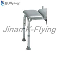 China Aluminum Alloy Disabled Toilet Shower Chair Backrest Height Adjustable for sale