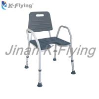 China Aluminum Elderly Disabled Handicap Accessible Shower Chairs with PU Seat for sale