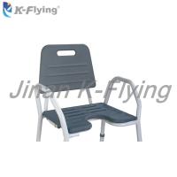 China Aluminum Elderly Disabled Handicap Accessible Shower Chairs with PU Seat for sale