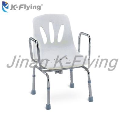 China SS Rotatable Portable Shower Chair For Handicapped Adult Disabled Elderly for sale