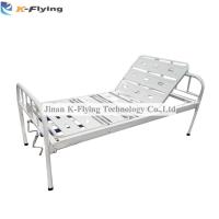 China Stainless Steel 2 Functional Mental Hospital Beds Two Cranks Manual Bed for sale