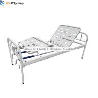 China Stainless Steel 2 Functional Mental Hospital Beds Two Cranks Manual Bed for sale