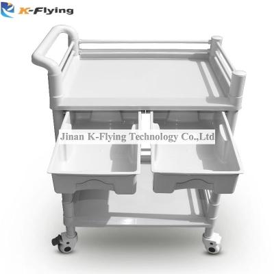 China Hospital Treatment Cart Medical Dressing Medicine ABS Medical Trolley for sale