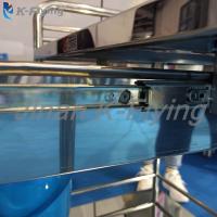 China Movable Stainless Steel Two Layers Hospital Medical Trolley Cart for sale