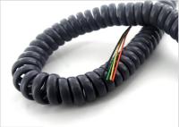 China SRPVC Insulated 4 Core UL20549 Spiral Power Cable Bare Copper for sale