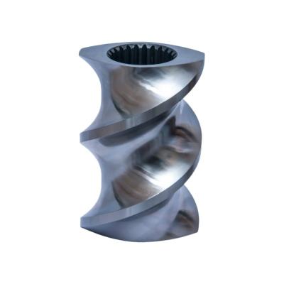 China 2 - flighted Screw Elements of 7.8-500 mm diameter for Twin Screw Extruder Extrusion for sale