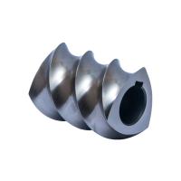 China High Precision Twin Screw Extruder Parts Triple Flighted Screw Element For Extrusion for sale