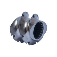 China TME Mixing Zone Twin Extruder Screw Element Extruded Parts 0.3kg PE for sale