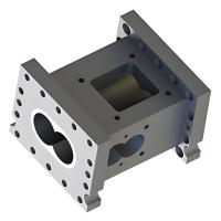 China Twin Screw Extruder Side Open Screw Barrels CNC Machining For Plastic Engineering Industry for sale