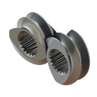China Dia 10mm Compression Elements Vacuum Hardening Twin Screw Elements For Rubber Industry for sale