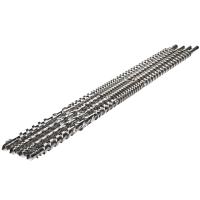 China High Speed Bimetallic Twin Screw for PVC Sheets Twin Extruder for sale
