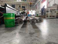 China Large Shaft Straight Shaft Big Screw Mental shafts Extruder Parts Screw Shafts for PE PP Factory for sale