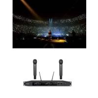 China Rechargeable Bodypack Wireless Microphone System Headset / Stand / Lavalier Lapel for sale