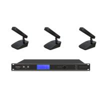 China Small Scale Boardrooms Conference Digital Discussion System Dual Channels for sale