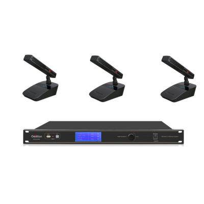 China Small Scale Boardrooms Conference Digital Discussion System Dual Channels for sale