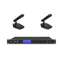 China Dual Channels Conference Digital Discussion System 45Hz-18KHz for sale