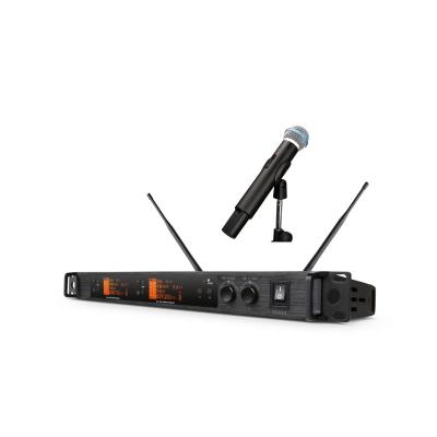 China 80 Channels One Time UHF Wireless Microphone Handheld OEM 100M for sale