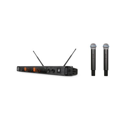 China OEM 100M UHF Wireless Microphone Handheld Enhanced AF 80 Channels One Time for sale