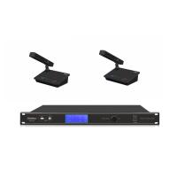 China Long Distance Wireless Conferencing System UHF 620-850MHz FM PLL Simple for sale