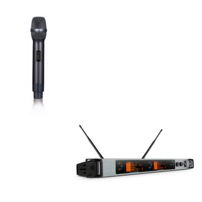 China UHF Wireless Cordless Microphone Set with Advanced Diversity Technology for sale