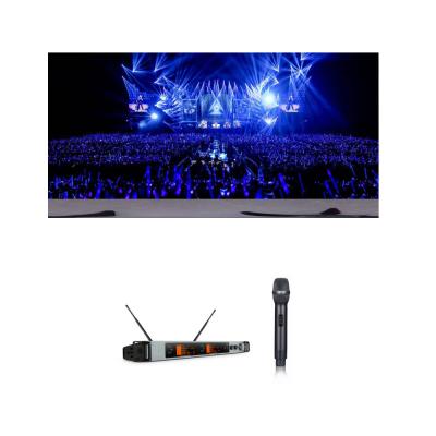 China Clear Sound Wireless UHF Microphone For Professional Vocal Concert for sale