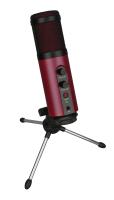 China Aluminum Alloy USB Recording Microphone Dual Input Cardioid Condenser Microphone for sale