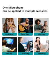 China 170mm*47.5mm USB Recording Microphone 7 Color Cardioid Dynamic Mic for sale
