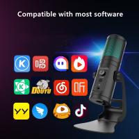 China Metal 98db SNR USB Recording Microphone 75ma Microphone For Live Streaming Music for sale