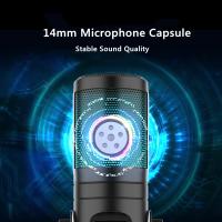 China Noise Cancelling 5V USB Condenser Microphone For Recording 98db SNR for sale