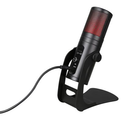China Bidirectional USB Condenser Microphone 192KHZ 24Bit Support Windows MacOS for sale