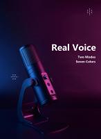 China Tiktok Karaoke USB Recording Microphone Plosive Free Real Time Monitoring for sale