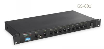 China Audio MA8 Dj Controller Mixer Wired Broadcast Mixer 62dB Max Gain for sale