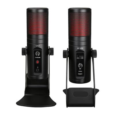 China Djustable Stand USB Recording Microphone 20Hz-20KHz Noise Cancelling for sale