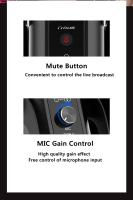 China Tripod Stand Type C USB Recording Microphone 98db SNR Gain Control for sale