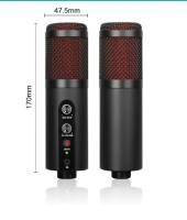 China CE ROHS 170mm USB Recording Microphone For Laptop Plug And Play for sale