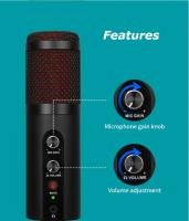 China CE ROHS 170mm USB Recording Microphone For Laptop Plug And Play for sale