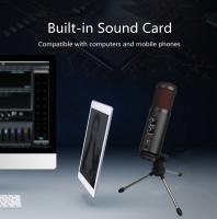 China CE ROHS 170mm USB Recording Microphone For Laptop Plug And Play for sale