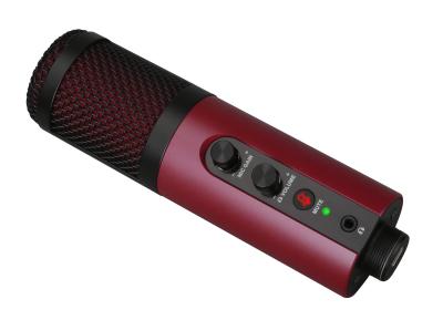 China Zoom Meeting USB Recording Microphone Xlr Condenser Mic Plug And Play for sale