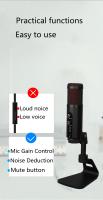 China Windows Mac USB Recording Microphone For Live Streaming Music OEM ODM for sale