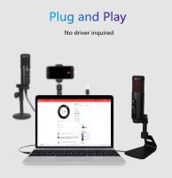 China Like Blue Yeti USB Streaming Mic 98db SNR With Headphone Output for sale