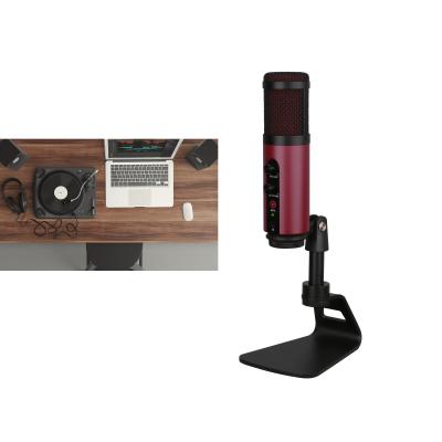 China KTV Karaoke Xlr Condenser USB Recording Microphone For PC Laptop for sale