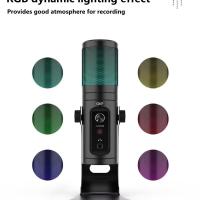 China Desktop 75ma USB Recording Microphone Cardioid Polar Pattern for sale