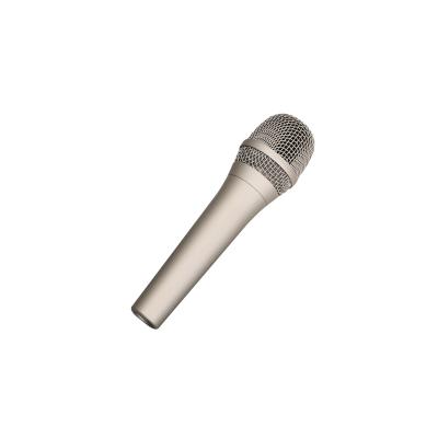 China Metal Mesh Cover 48v Cardioid Dynamic Vocal Microphone 23.5mm*180mm for sale