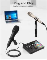 China FCC 23.5mm Conference Studio Condenser Microphone For Skype Plug And Play for sale