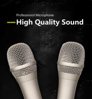 China Metal Mesh Head wired Studio Condenser Microphone 23.5mm*180mm for sale